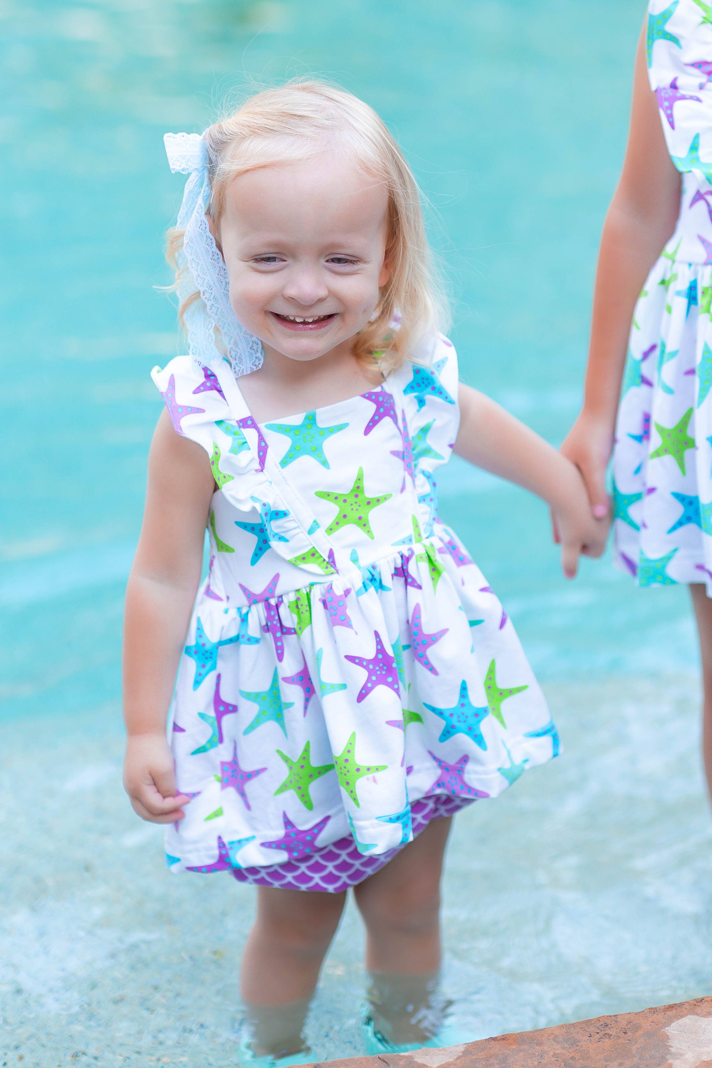Posh Pickle - This One Knit Starfish Print Top & Bloomer Set – Lily ...